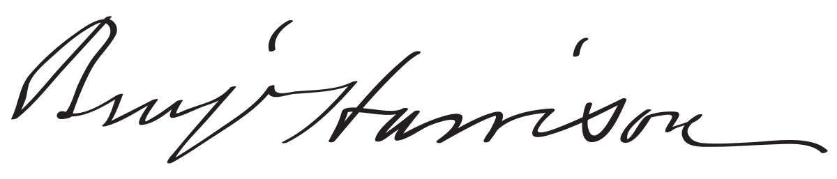 ملف:Benjamin Harrison Signature-2.svg - المعرفة