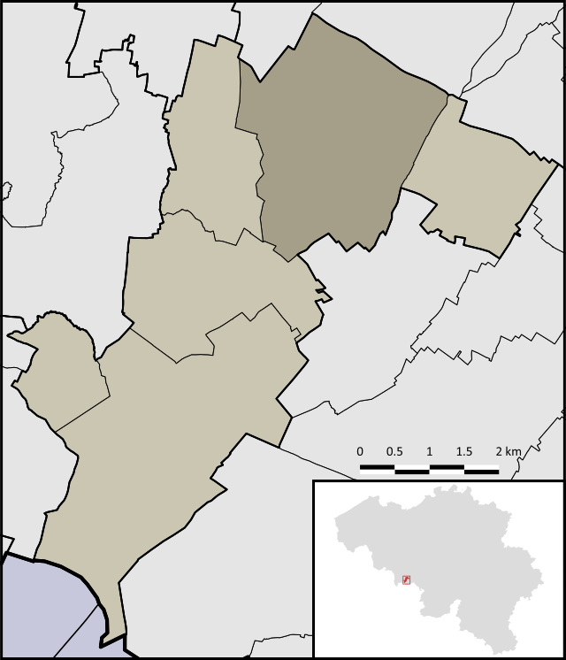 ملف:Frameries Frameries Hainaut Belgium Map.svg - المعرفة