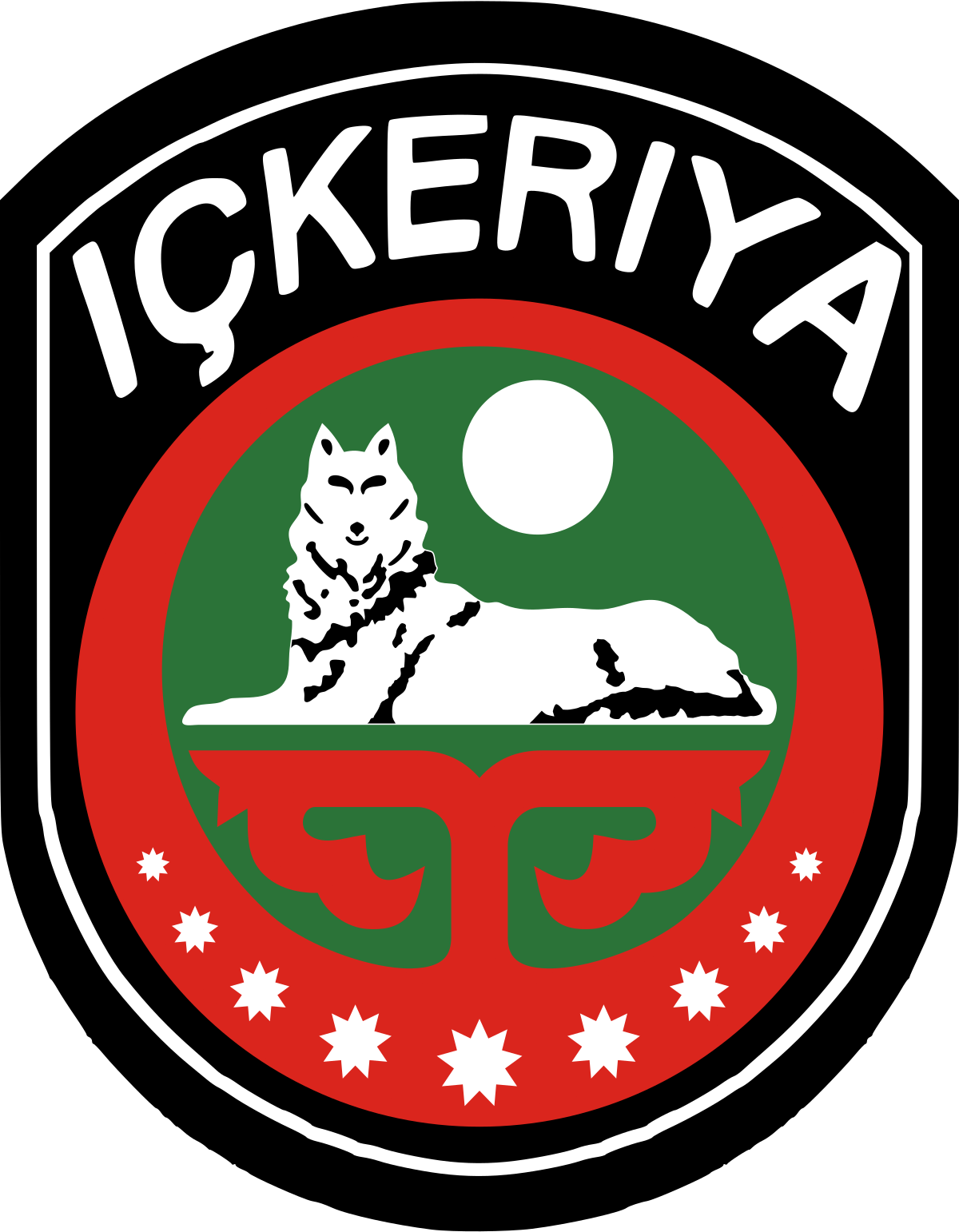 ملف:Chechen Republic of Ichkeria Armed Forces shoulder patch.svg - المعرفة
