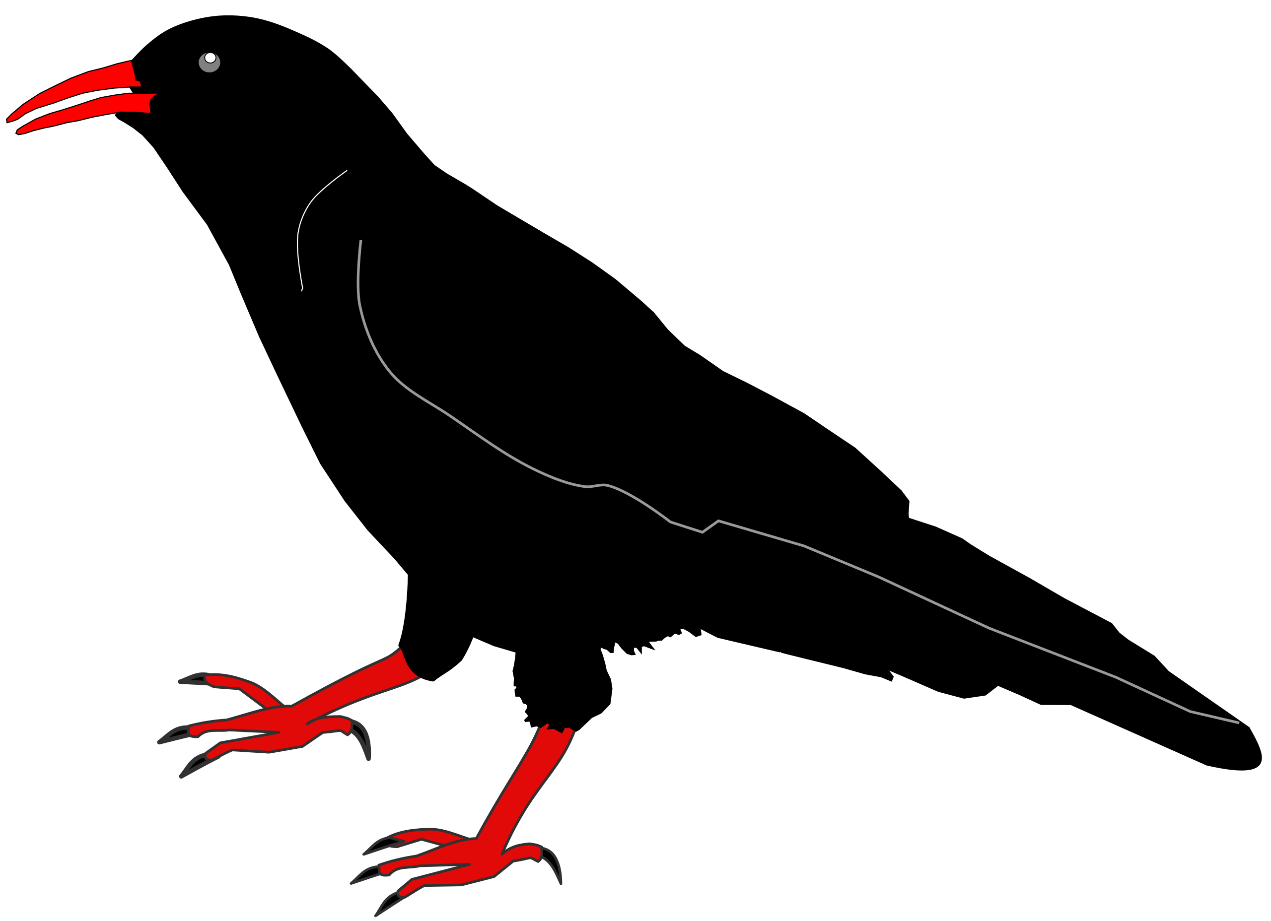 ملف:Chough In Heraldry svg element.svg - المعرفة