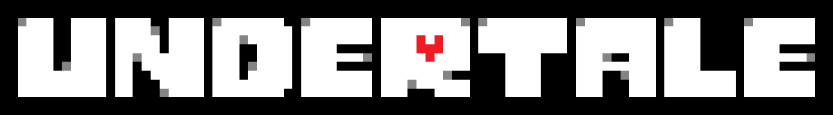 ملف:Undertale vector logo on black borders.svg - المعرفة