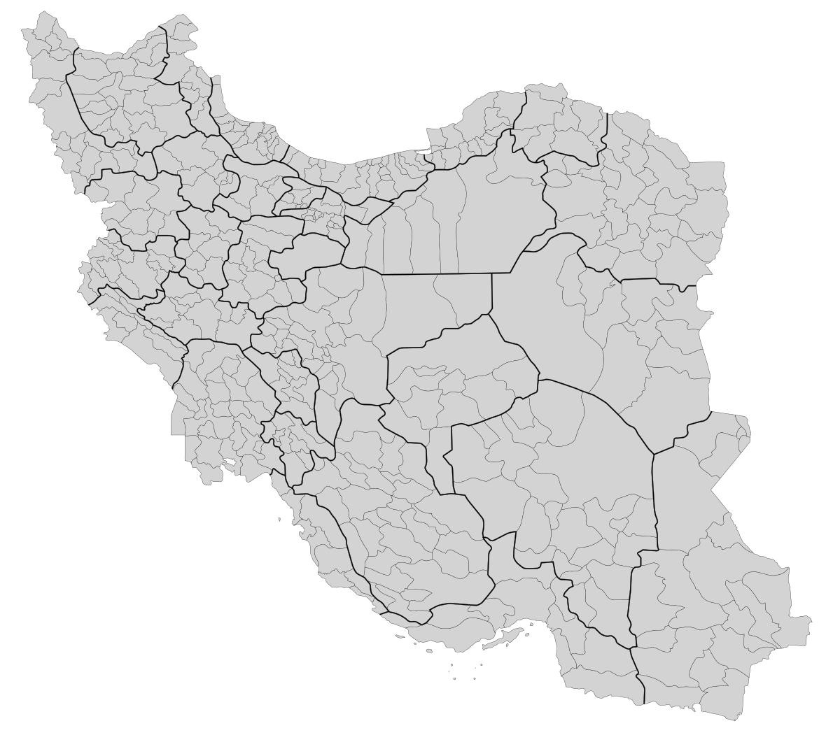 ملف:Iran Counties.svg - المعرفة