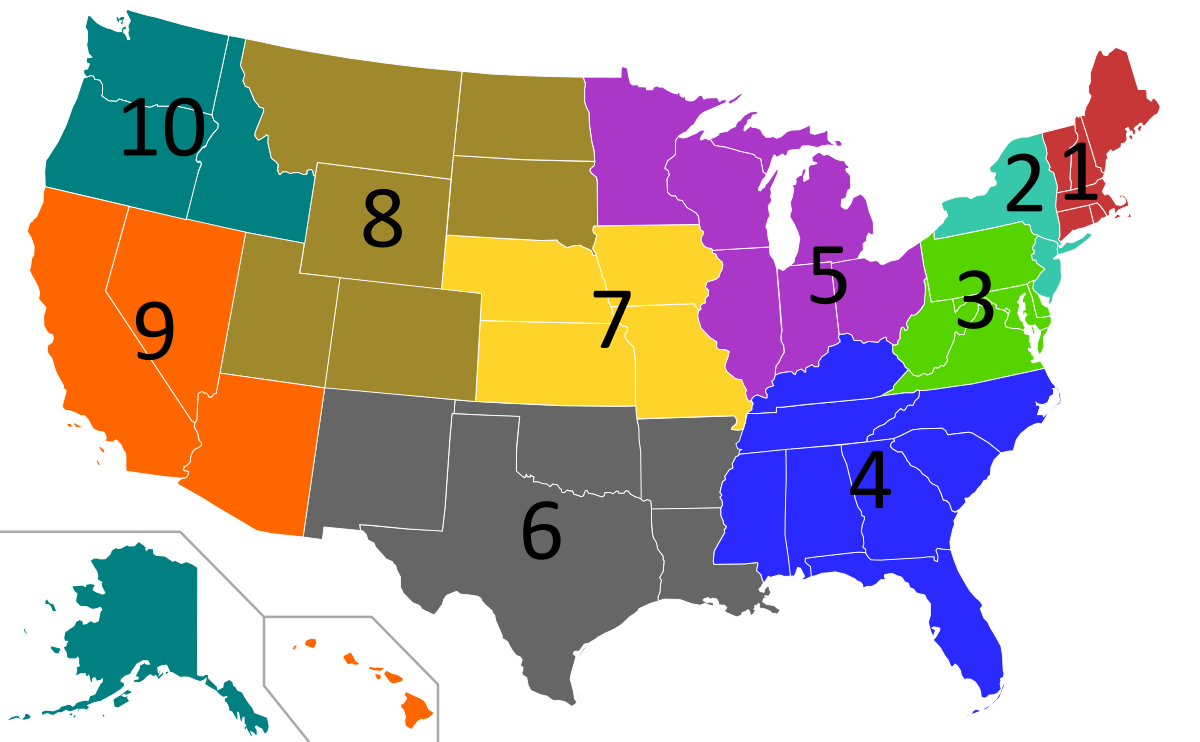 ملف:Regions of the United States EPA.svg - المعرفة