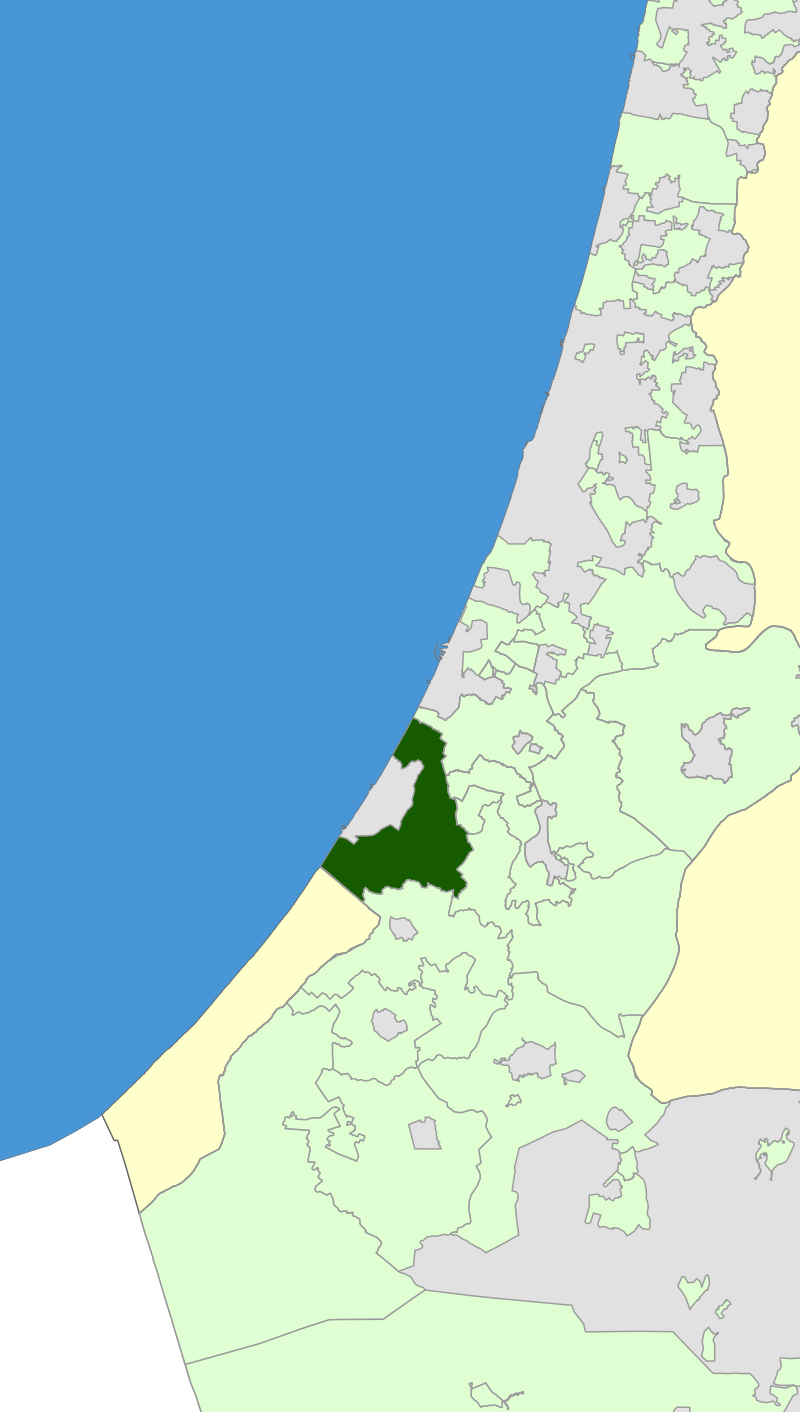 ملف:Israel Map - Hof Ashkelon Regional Council Zoomin.svg - المعرفة