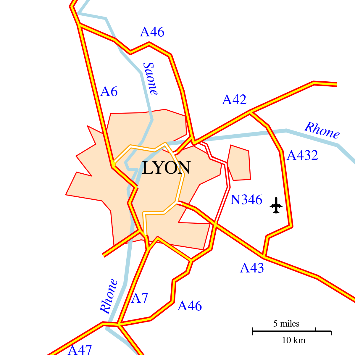 ملف:Lyon Autoroutes.svg - المعرفة