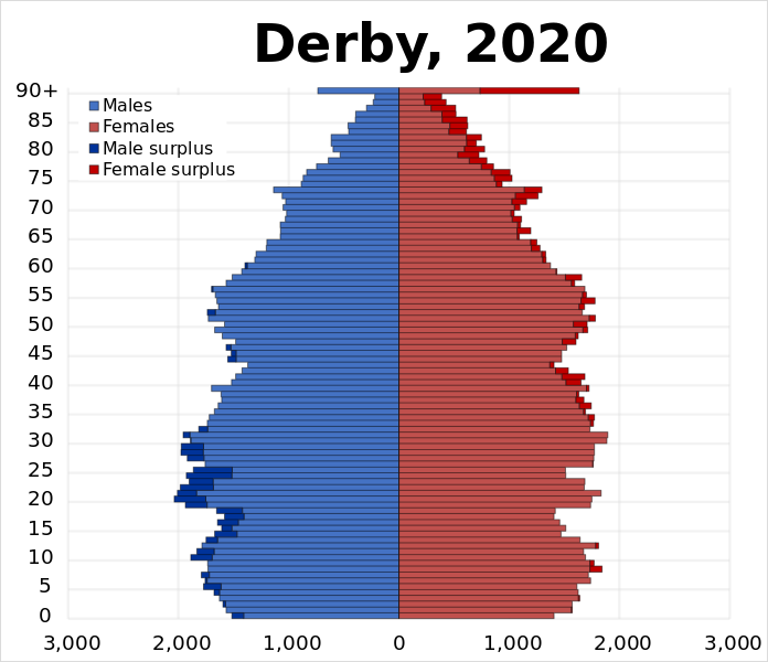 ملف:Derby population pyramid 2020.svg - المعرفة