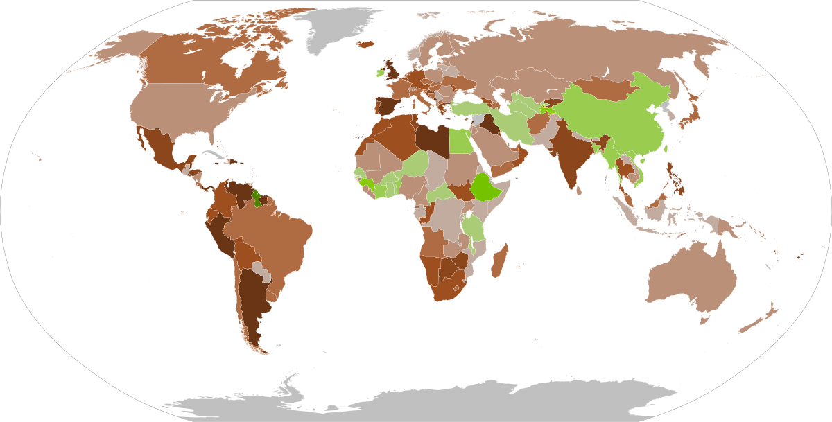 ملف:IMF World Economic Outlook January 2021 Real GDP growth rate (map ...