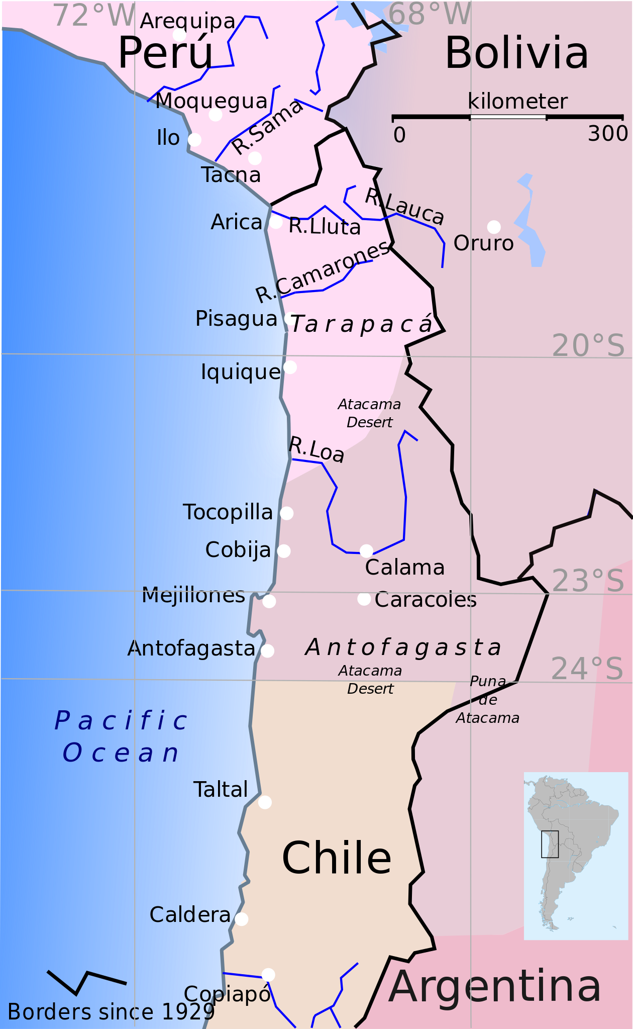 ملف:Map of the War of the Pacific.en2.svg - المعرفة