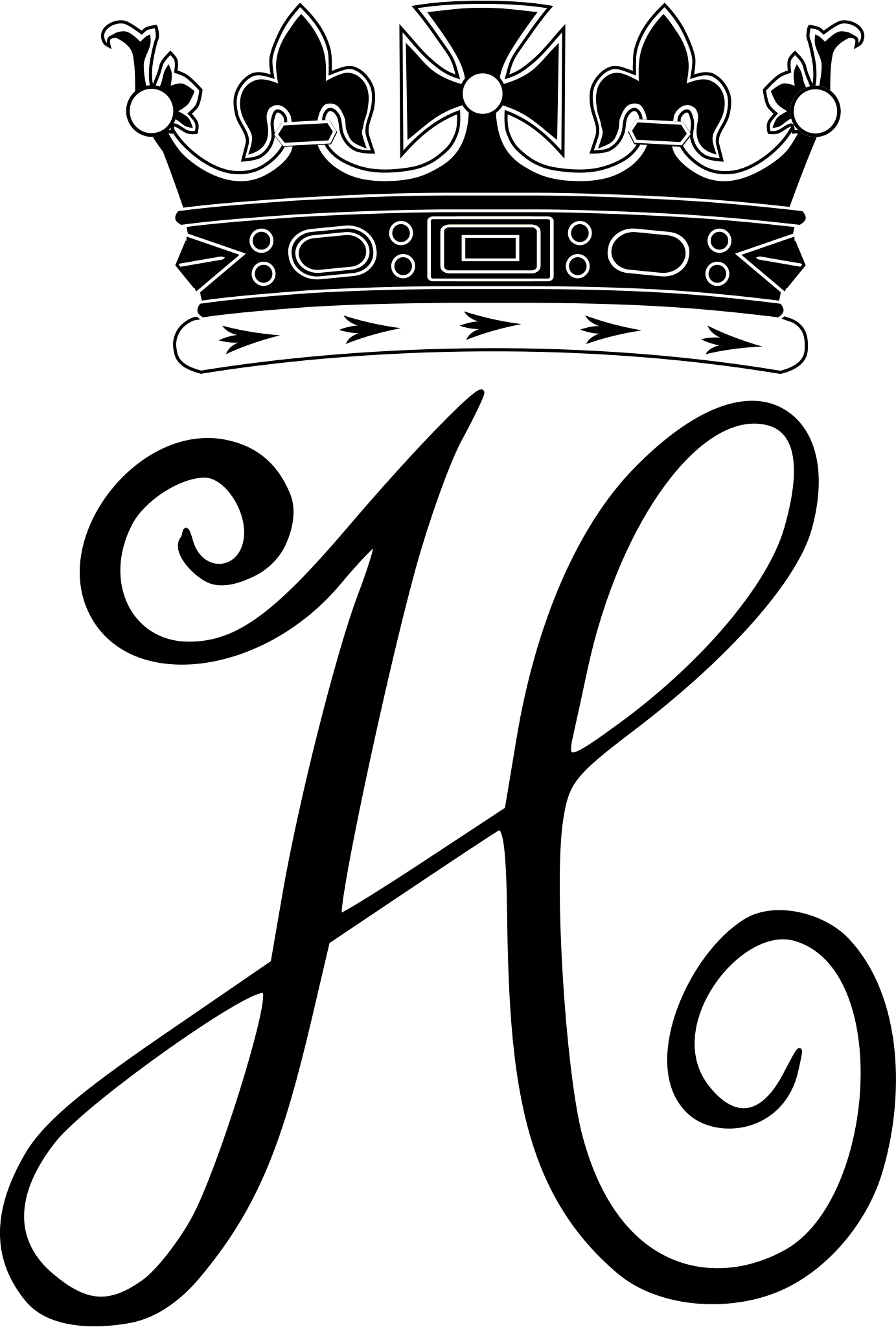 ملف:Royal Monogram of Prince Harry, Duke of Sussex.svg - المعرفة