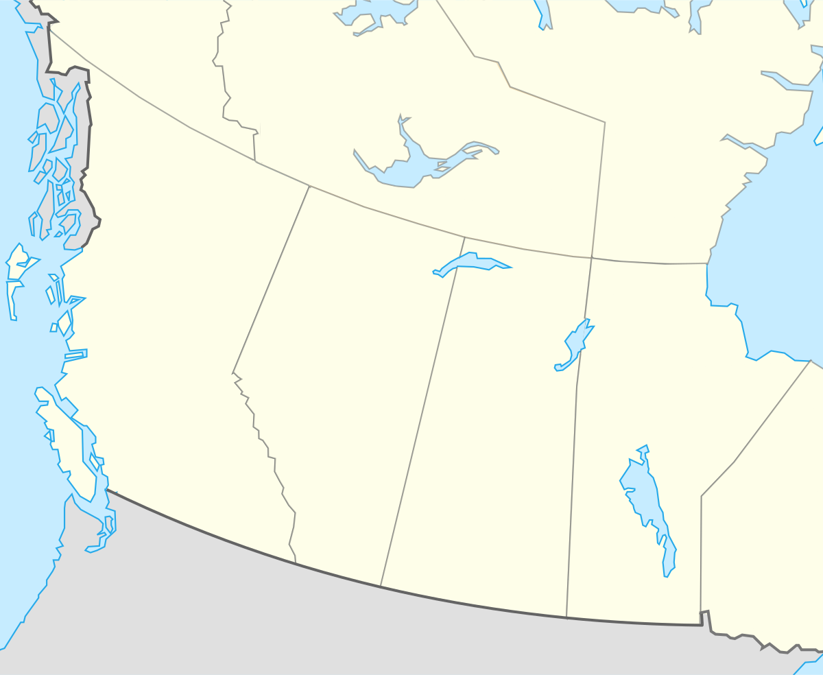ملف:Western Canada location map.svg - المعرفة