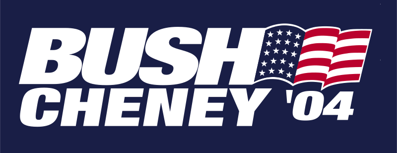 ملف:Bush Cheney 2004 campaign logo.svg - المعرفة