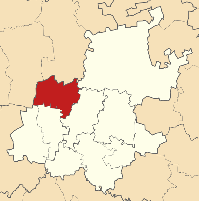 ملف:Map of Gauteng with Mogale City highlighted (2016).svg - المعرفة