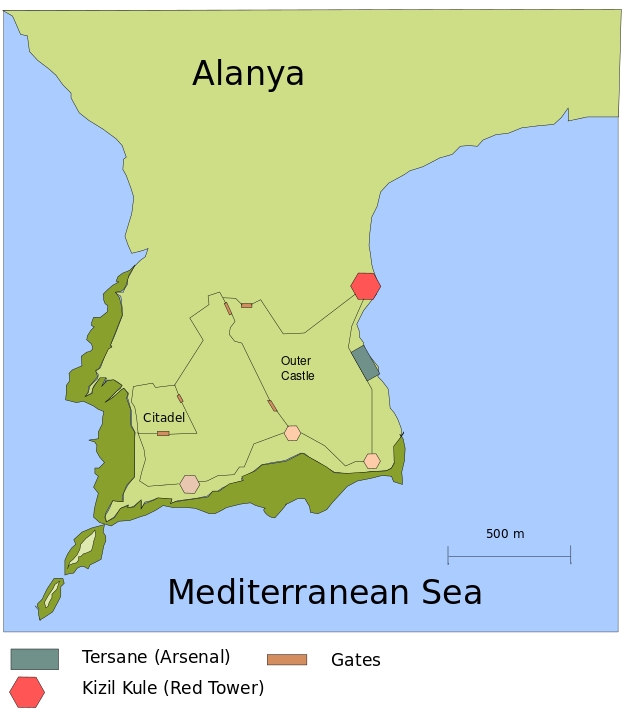 ملف:Alanya map.svg - المعرفة