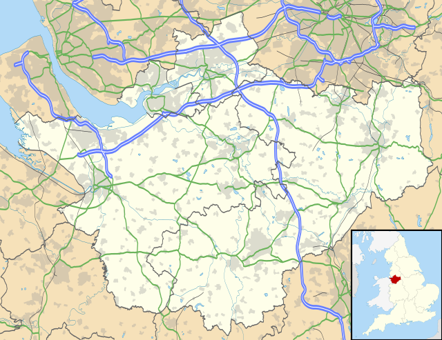 ملف:Cheshire UK location map.svg - المعرفة