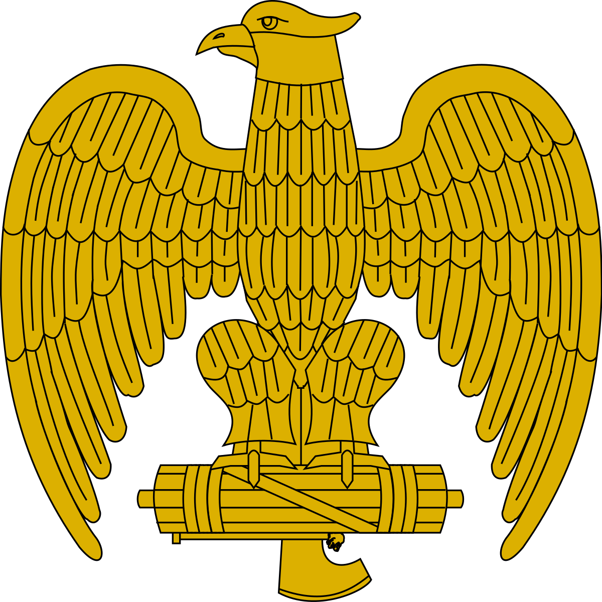 ملف:Fascist Eagle.svg - المعرفة