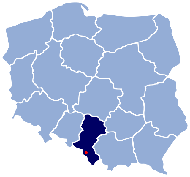 ملف:POL Cieszyn map.svg - المعرفة