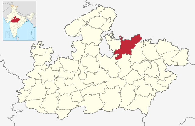 ملف:MP Chhatarpur district map.svg - المعرفة