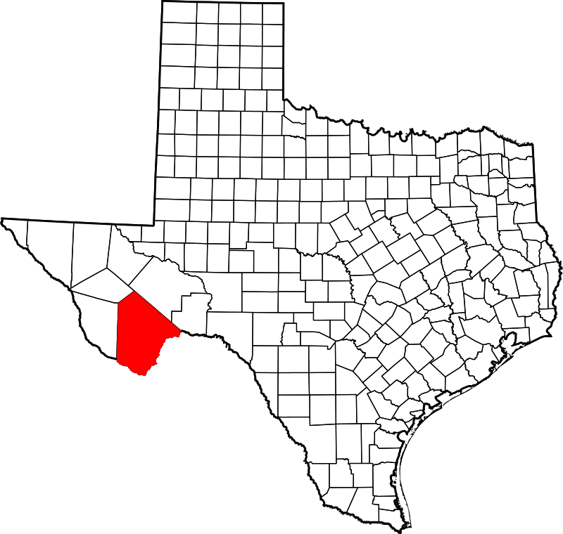 ملف:Map of Texas highlighting Brewster County.svg - المعرفة