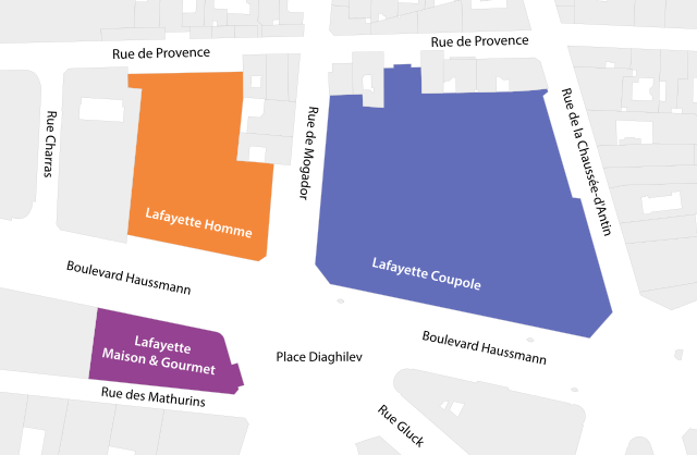 ملف:Plan of the Galeries Lafayette Haussmann 2015.svg - المعرفة