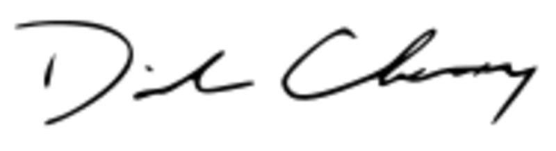 ملف:Dick Cheney signature.svg - المعرفة