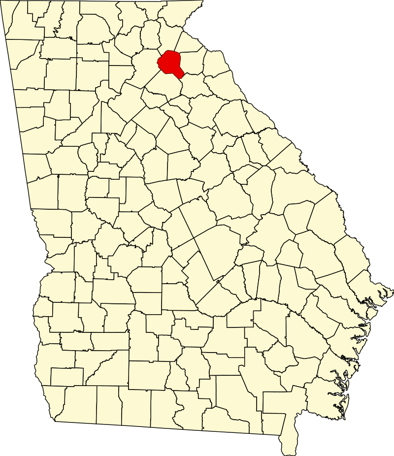 ملف:Map of Georgia highlighting Banks County.svg - المعرفة