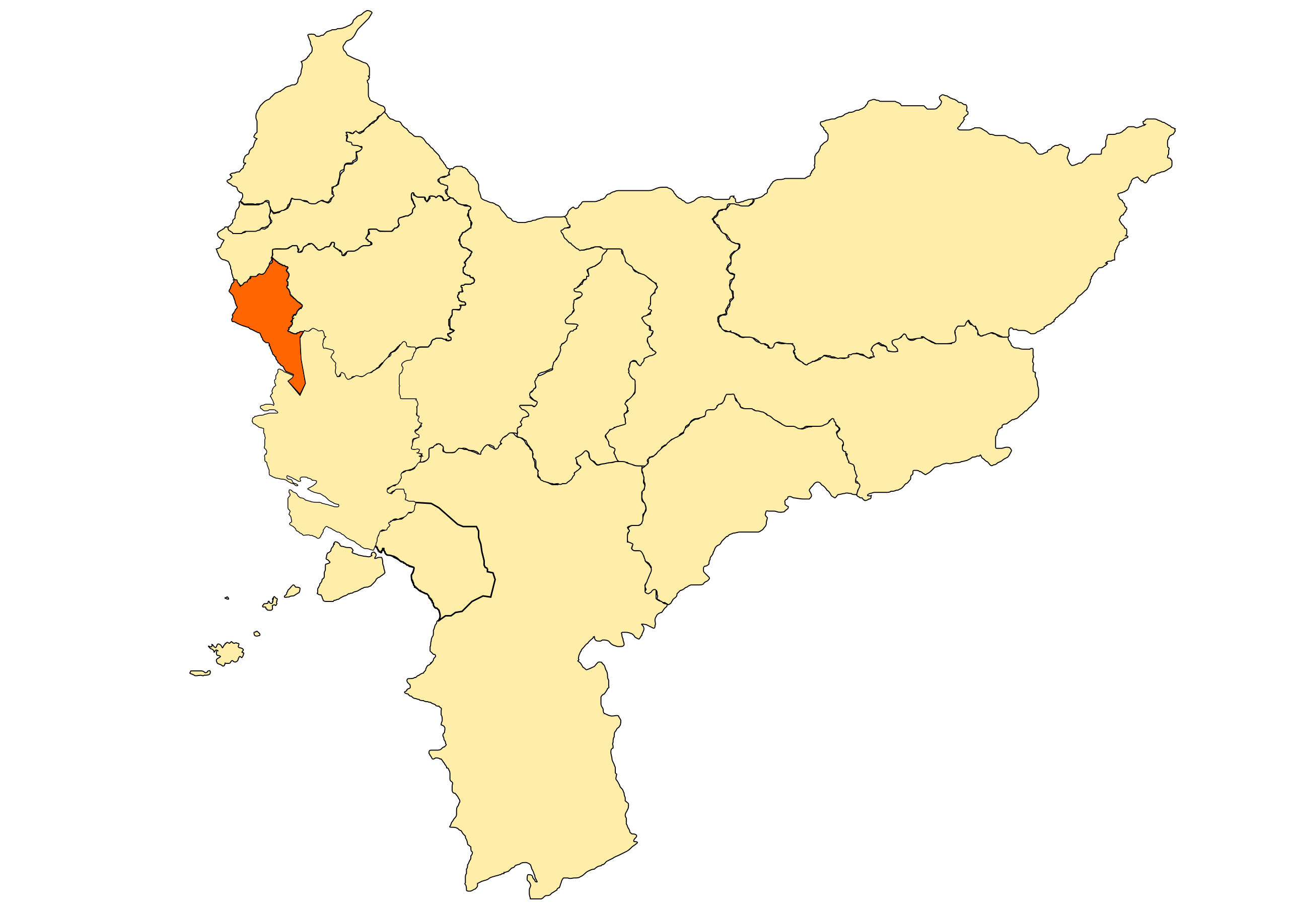 ملف:Locator map of Pontianak City in West Kalimantan.svg - المعرفة