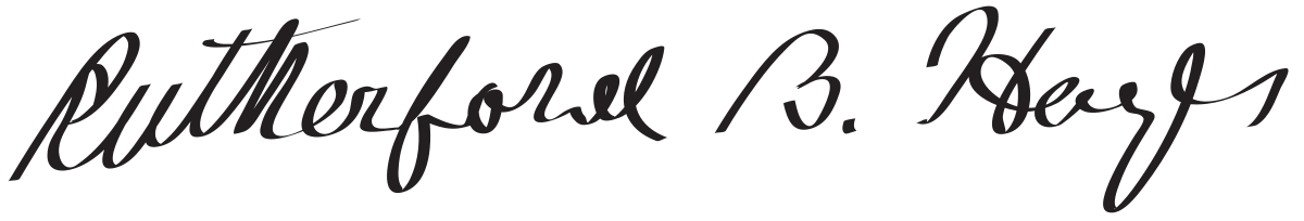 ملف:Rutherford Birchard Hayes Signature.svg - المعرفة