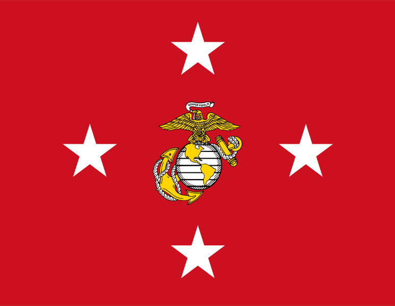 ملف:Flag of the Commandant of the United States Marine Corps.svg - المعرفة