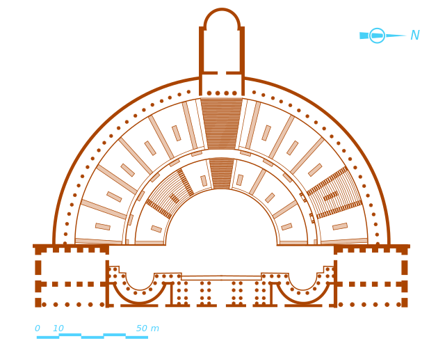 ملف:Théâtre Pompée plan.svg - المعرفة