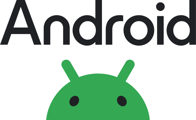 ملف:Android logo 2023 (stacked).svg - المعرفة