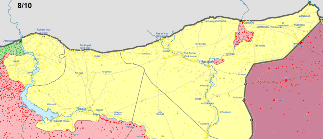 ملف:Changing frontlines of the Turkish offensive in Rojava, 2019.gif ...