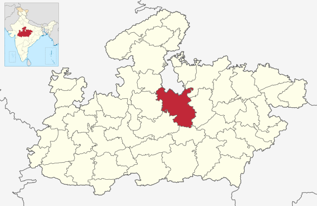 ملف:MP Sagar district map.svg - المعرفة