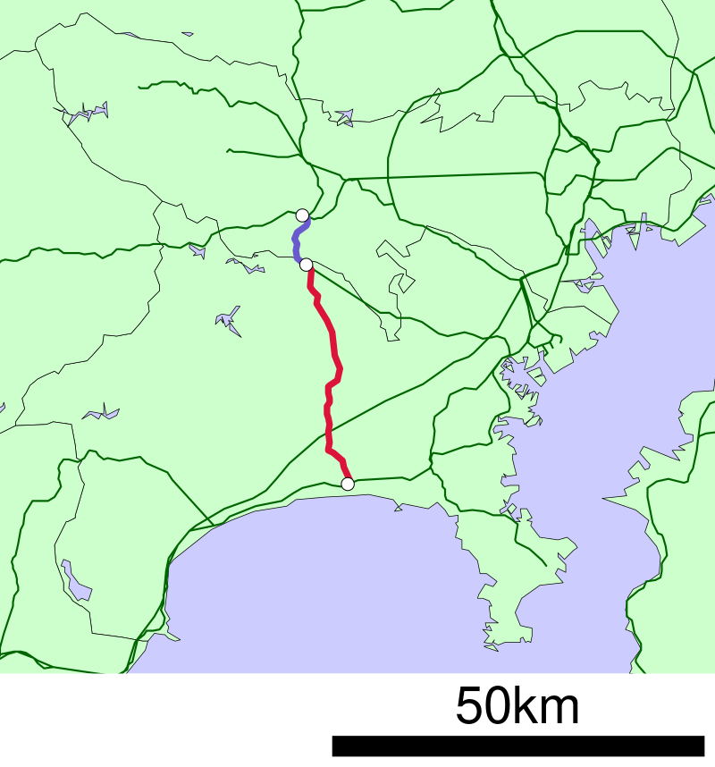 ملف:JR Sagami Line map.svg - المعرفة