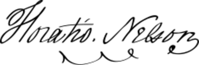 ملف:Horatio Nelson Signature.svg - المعرفة