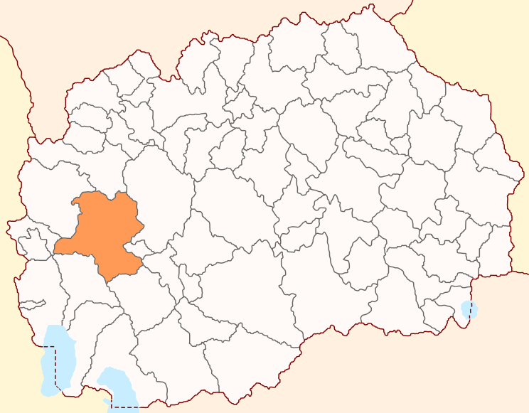 ملف:Map of Kičevo Municipality.svg - المعرفة