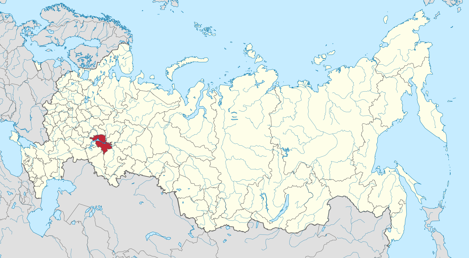 ملف:Map of Russia - Tatarstan.svg - المعرفة