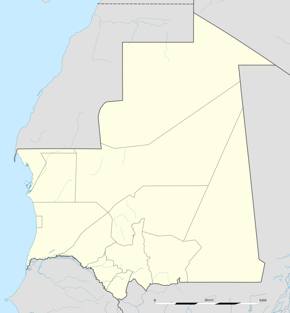 ملف:Mauritania location map.svg - المعرفة