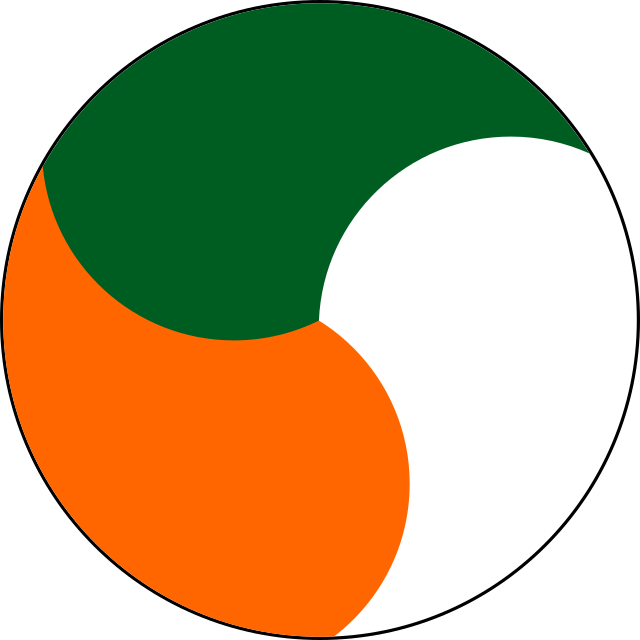 ملف:Roundel of Ireland.svg - المعرفة