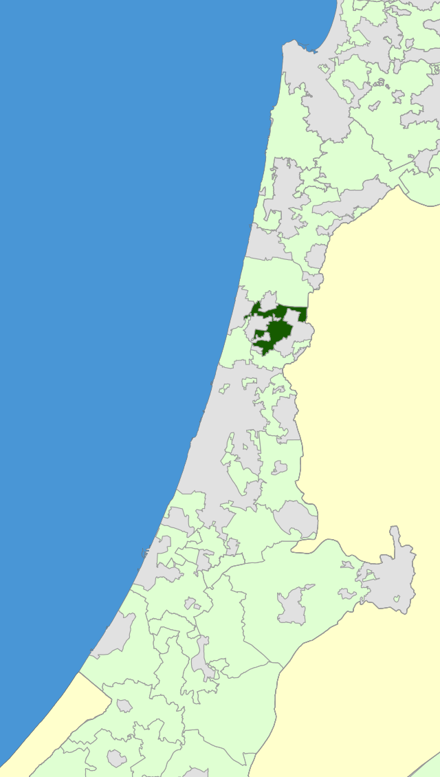 ملف:Israel Map - Lev HaSharon Regional Council Zoomin.svg - المعرفة