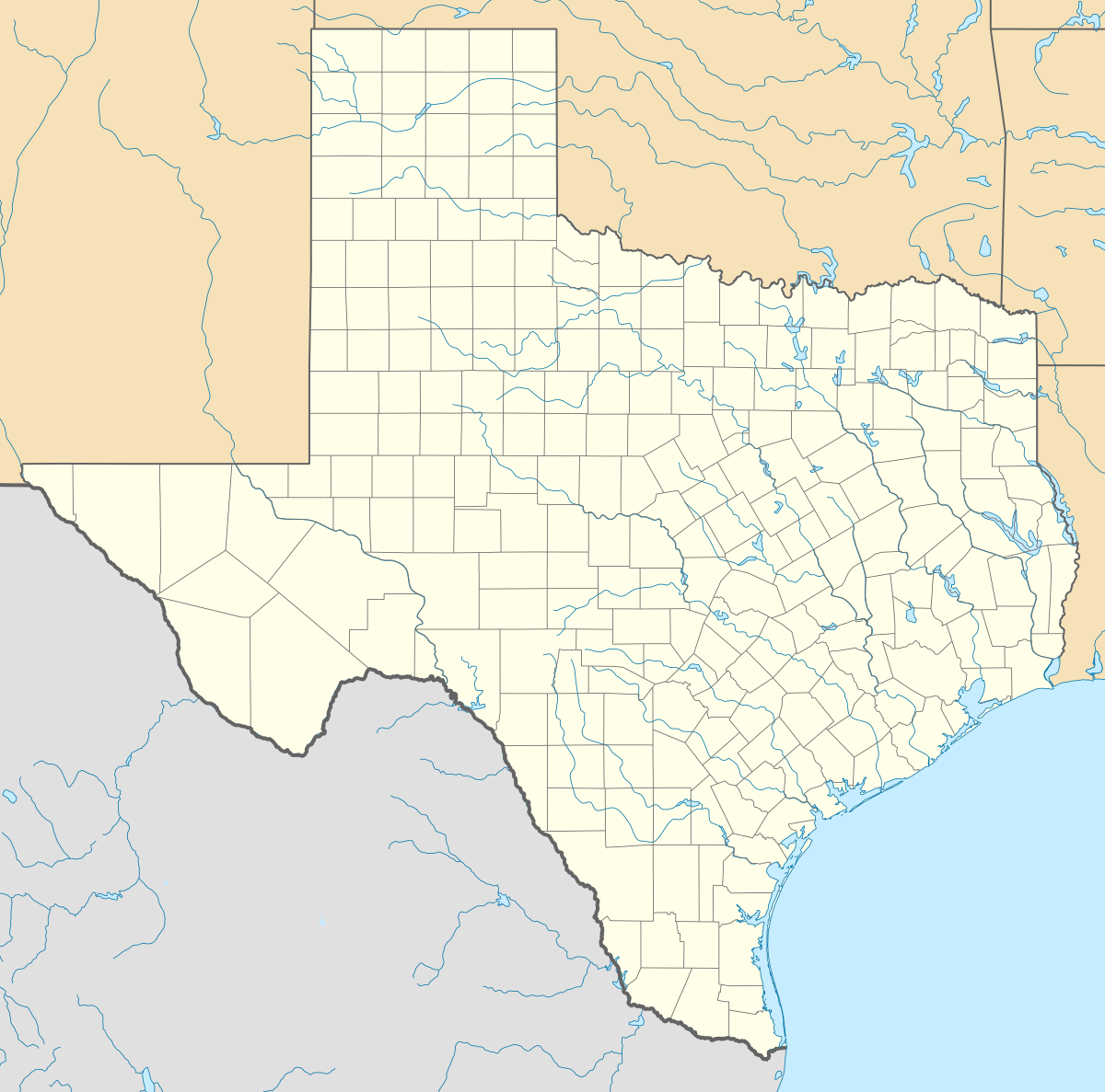 ملف:USA Texas location map.svg - المعرفة