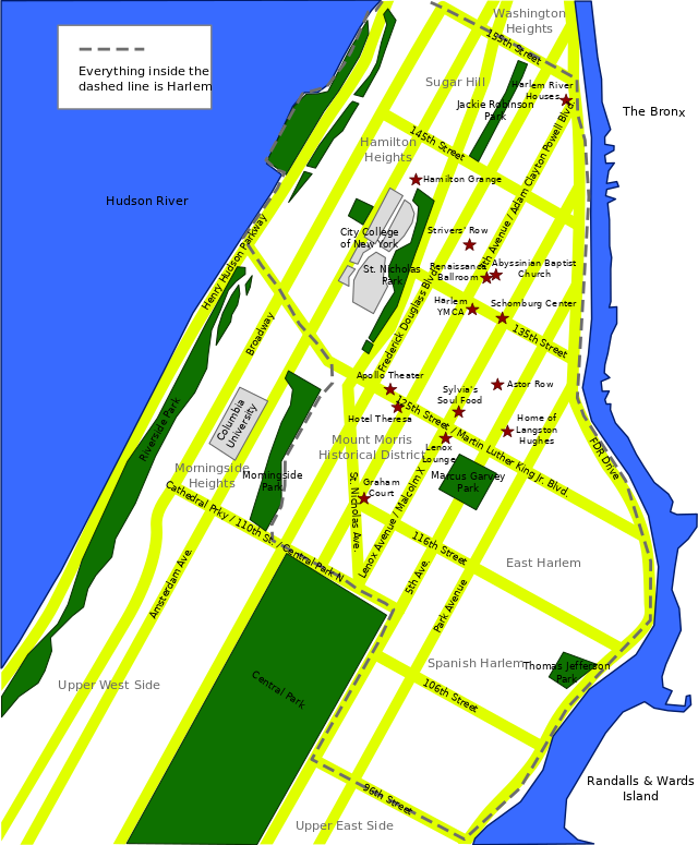 ملف:Harlem map2.svg - المعرفة