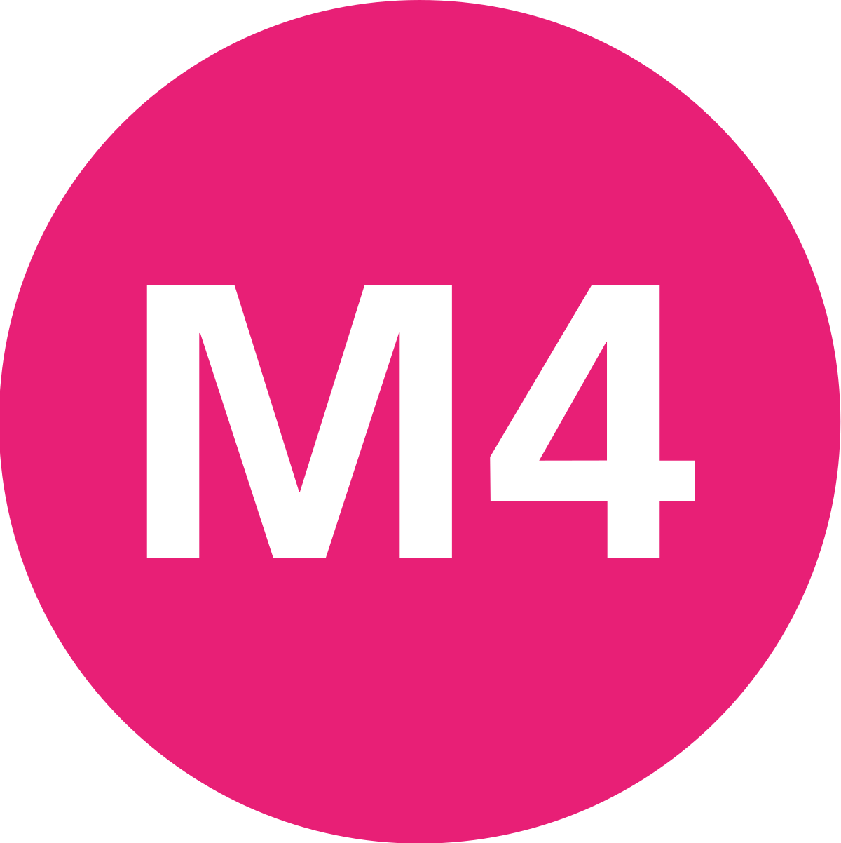 ملف:Istanbul M4 Line Symbol.svg - المعرفة
