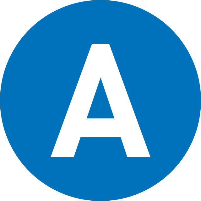 ملف:LACMTA Circle A Line.svg - المعرفة