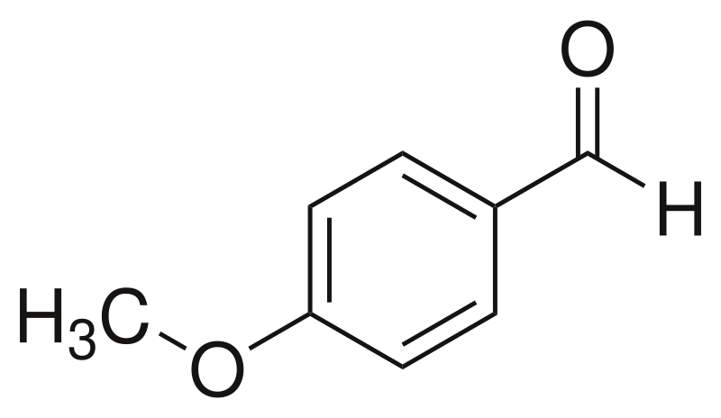 ملف:Anisaldehyde-2D-structure.svg - المعرفة
