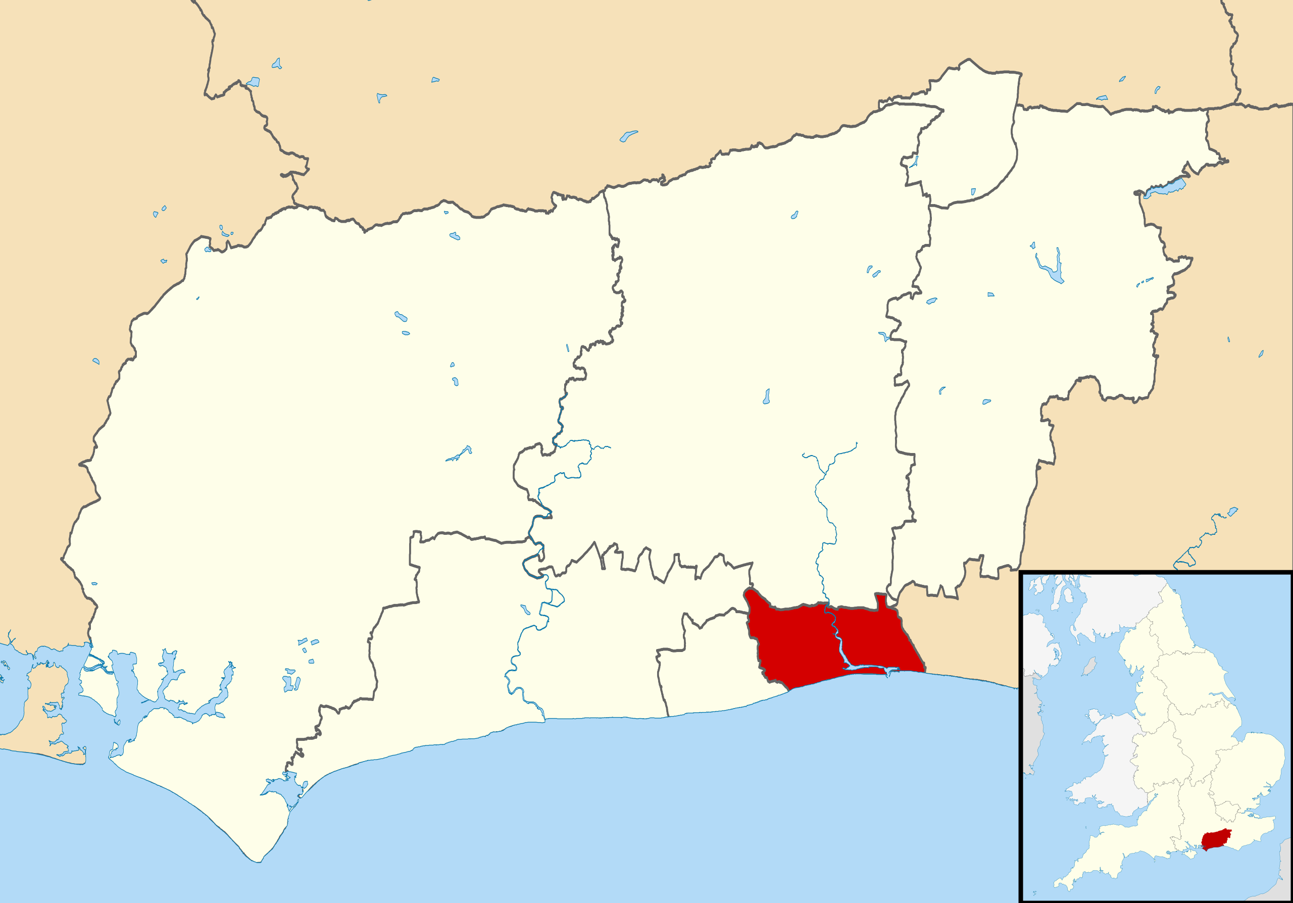 ملف:Adur UK locator map.svg - المعرفة