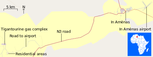 ملف:In Amenas hostage crisis map.svg - المعرفة