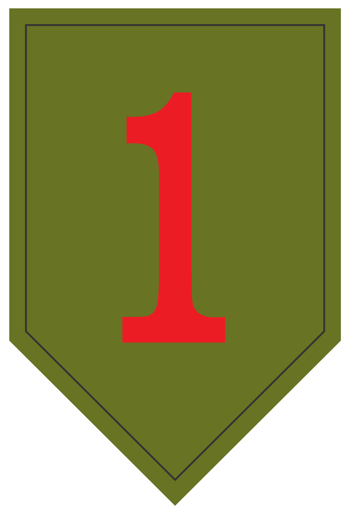 ملف:1st US Infantry Division.svg - المعرفة